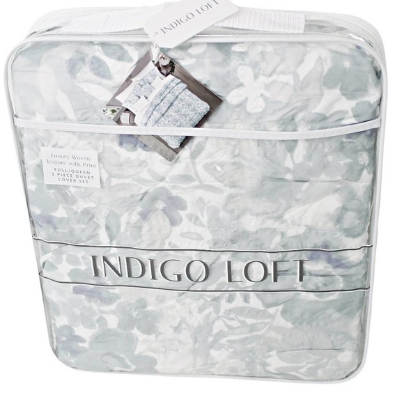 Indigo Loft | Bedding | Indigo Loft Queen Duvet Cover Set Shams ...